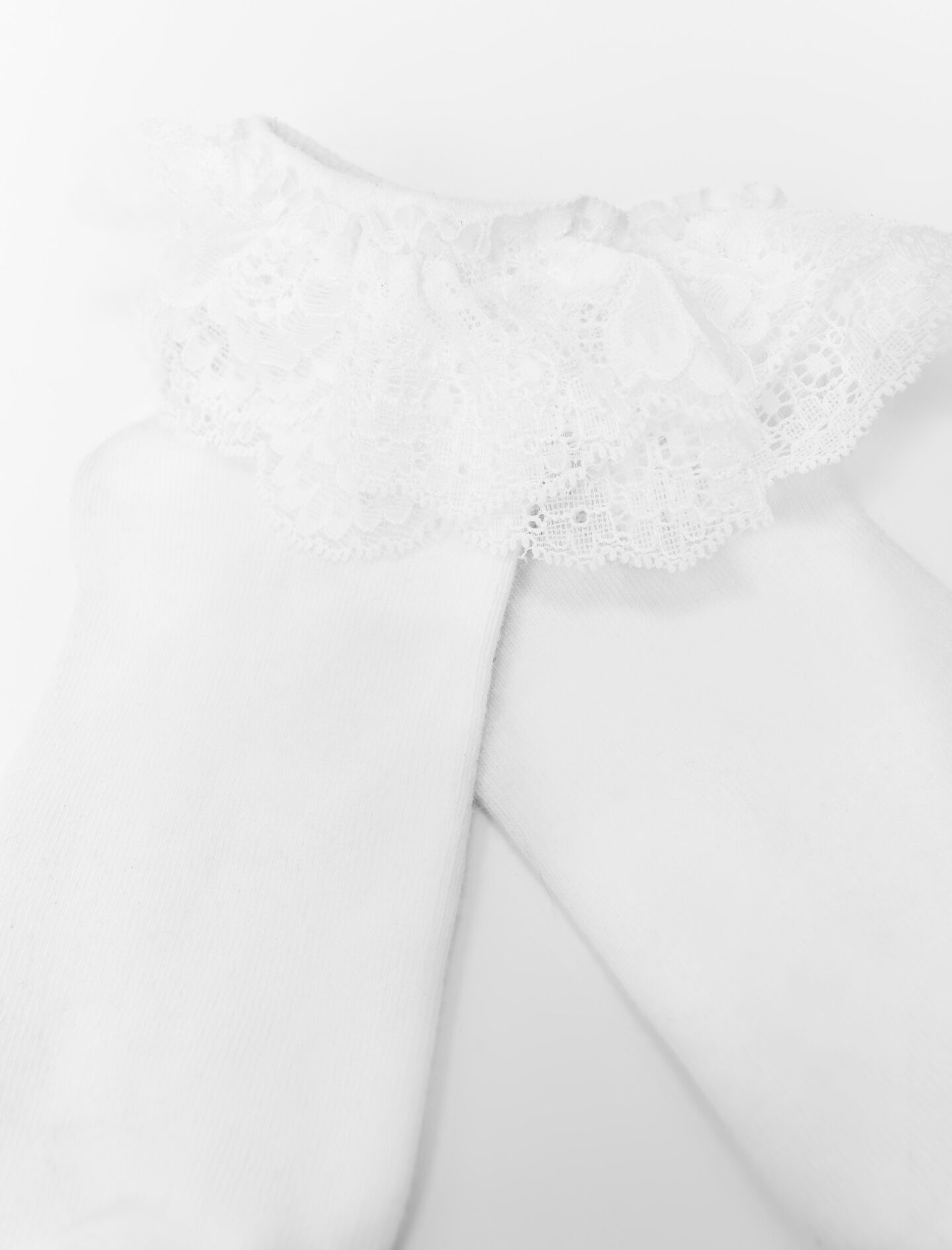 Shop White Lace Frill Socks for Women Online in Dubai & UAE – Maje.ae